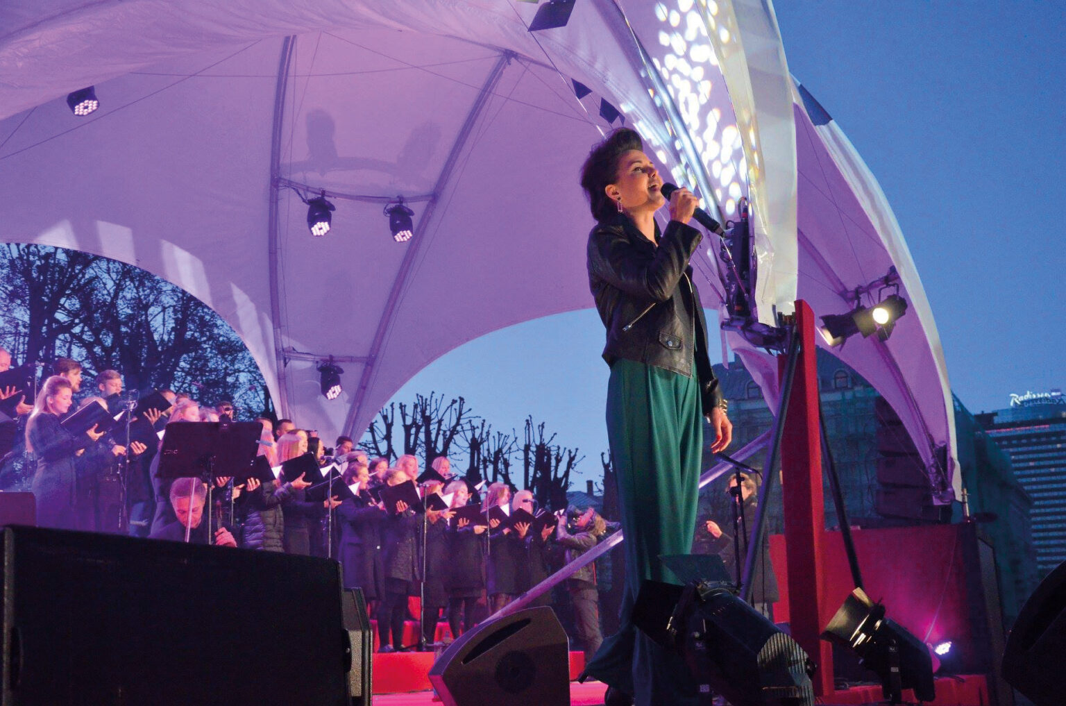 Stage Covers: Outdoor Stage Structures & Covering